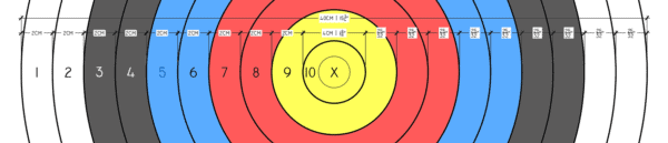 Essential 40cm Target Guide for Archery - Archery Compass